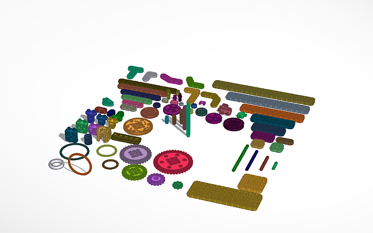 3D design VEX IQ Parts - Tinkercad