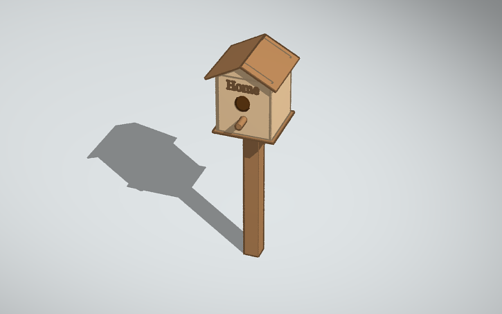 3D design Nichoir - Tinkercad