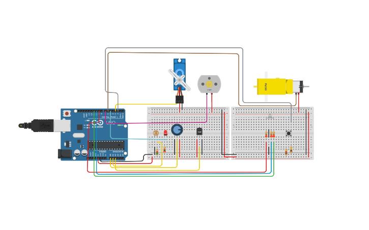 Circuit design Dream House using Block - Tinkercad