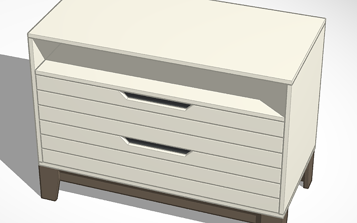 3D design Bedside table | Tinkercad