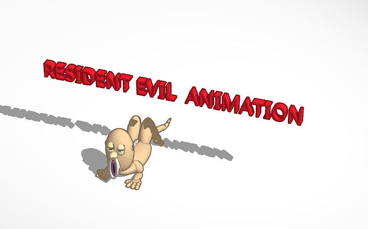 3D design resident evil village baby - Tinkercad