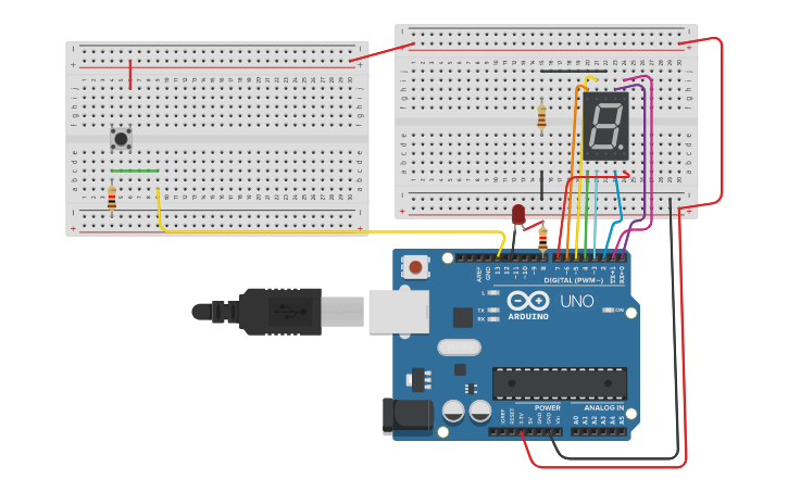 Circuit Design 0 9 Random Number Generator Tinkercad