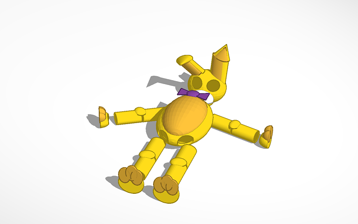 3D design Spring Bonnie Suit - Tinkercad