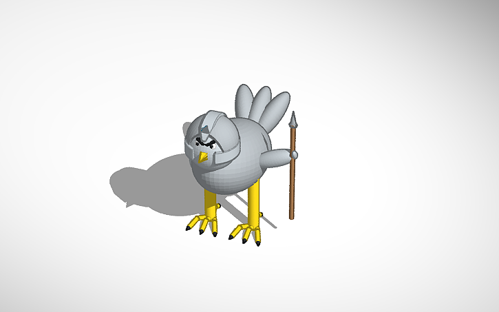 3D design bird - Tinkercad