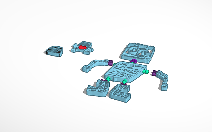 3D design robot{: - Tinkercad