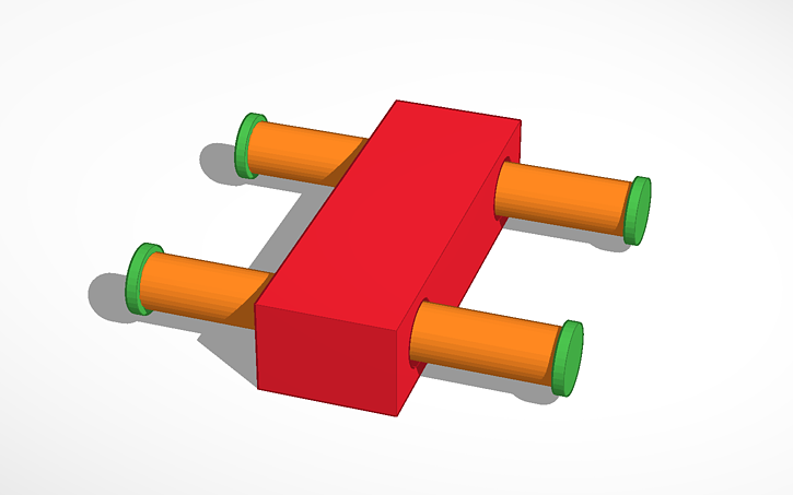 3D design Axel/Car - Tinkercad