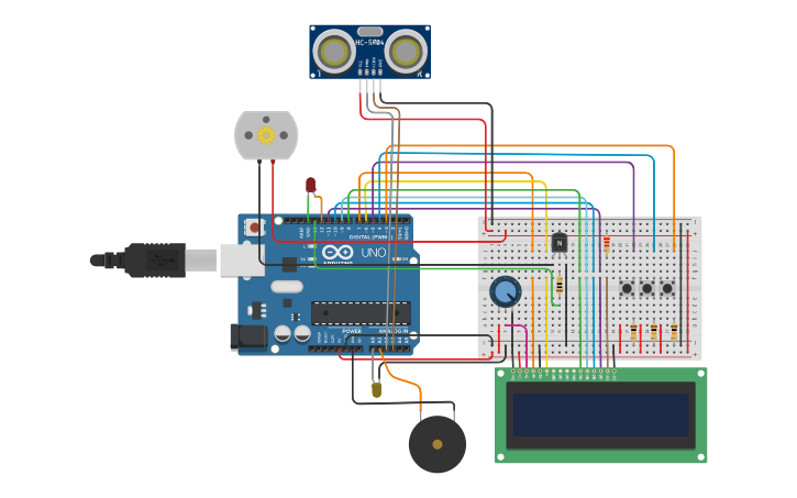 Circuit design elevator - Tinkercad