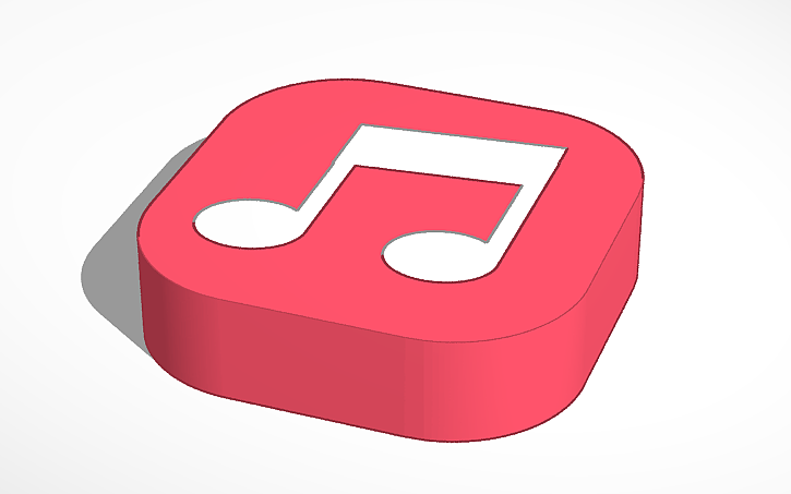 3D design Music App | Tinkercad