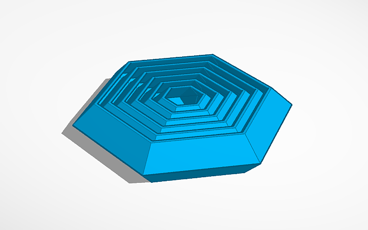3D design Hexagon Fidget Toy - Tinkercad