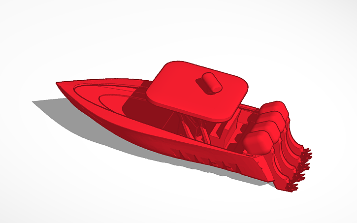 3D design Midnight Express Boat | Tinkercad