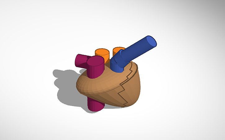 3D design heart | Tinkercad