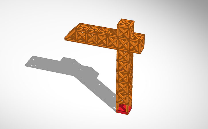 3D design Grua - Tinkercad