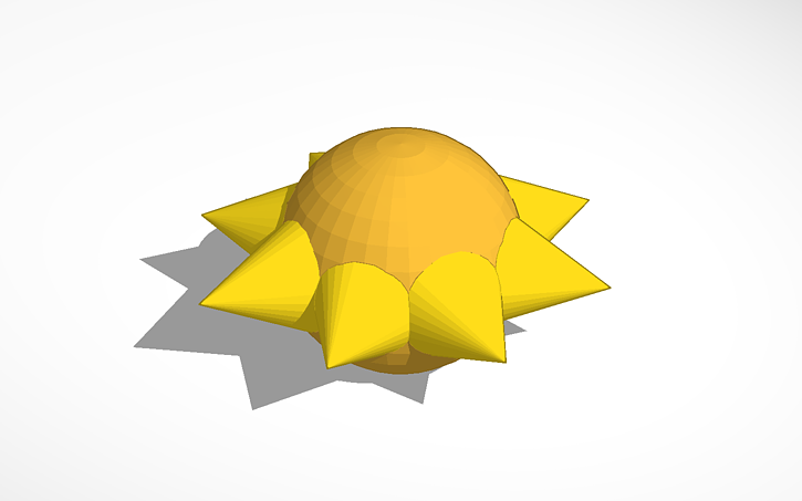 3D design 7 Days -sunflower | Tinkercad