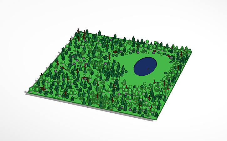 3D design Copy of the Forest | Tinkercad