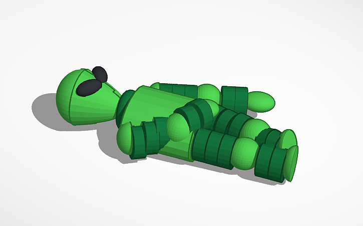 3d Design инопланетянин Tinkercad