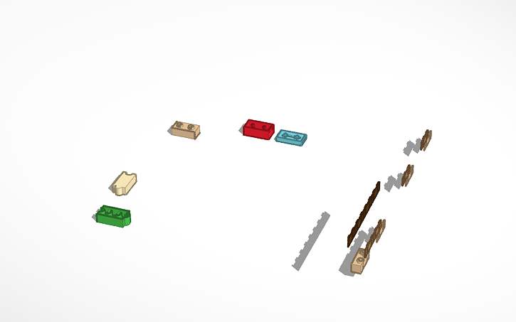 3D design Interlocking Bricks - Tinkercad