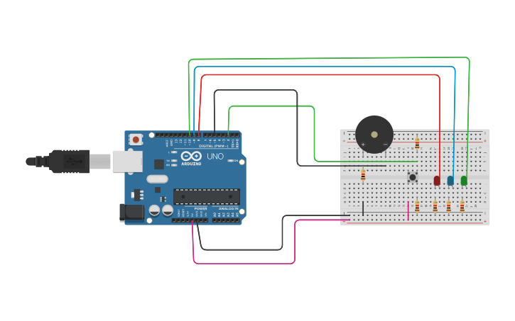 Circuit design LAB 7 LEVEL3 - Tinkercad