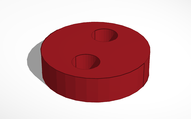 3D design A button-a & a - Tinkercad