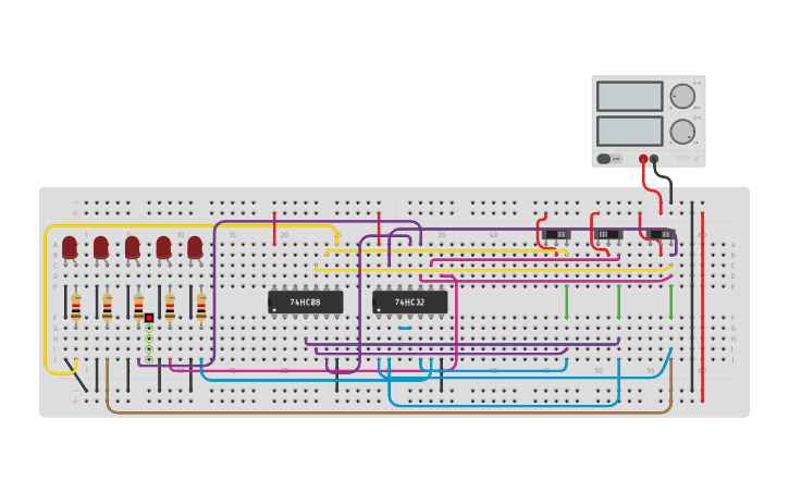 Circuit design digital - Tinkercad