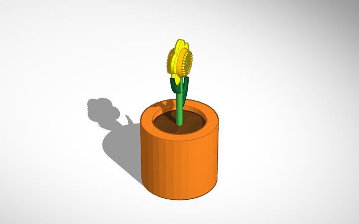 3D design Flower - Tinkercad