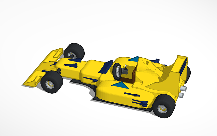 3D design Formula 1 - Tinkercad