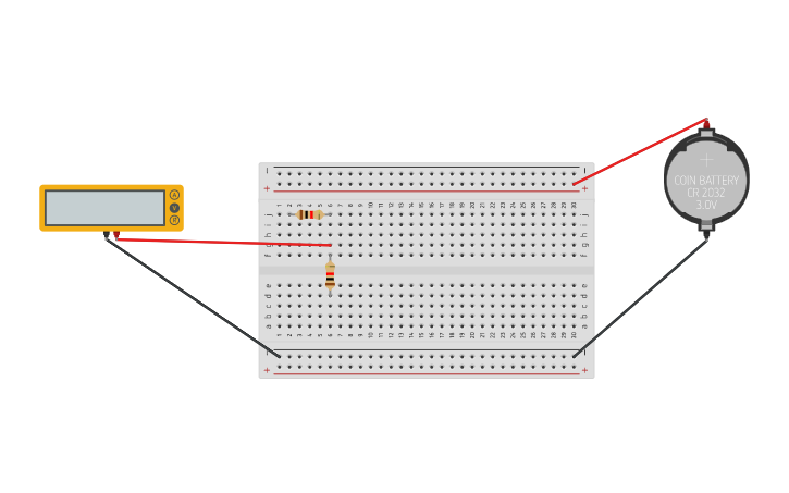 Circuit Design Voltage Divider 2 Tinkercad