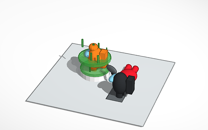 3D design among us project #1 - Tinkercad