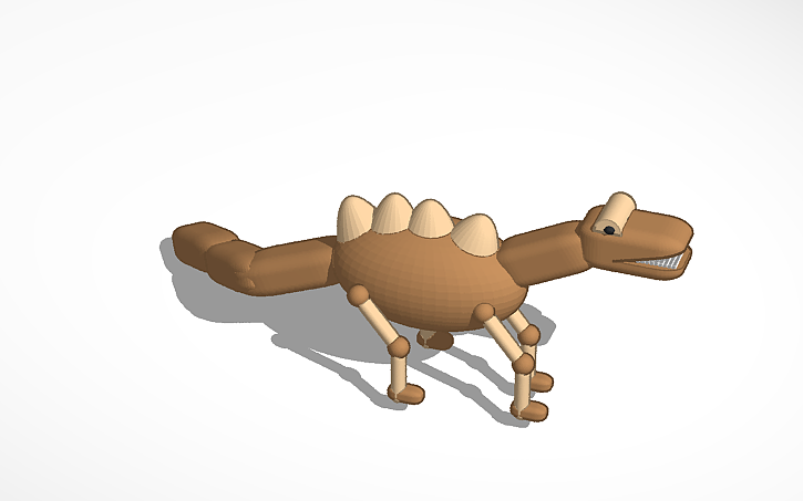 3D design Dinosaur - Tinkercad