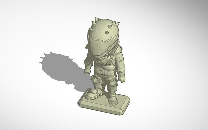3D design rustlord mini figure - Tinkercad