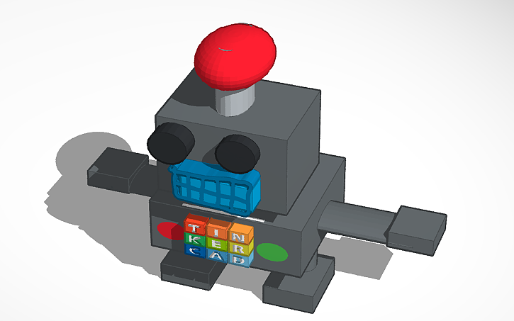 3D design Tinker bot - Tinkercad