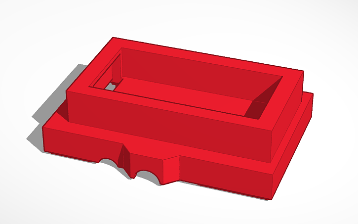 3D design Rasperry Pi Model B - Max7219 - Top Only - Tinkercad 3D design Rasperry Pi Model B - Max7219 - Top Only - Tinkercad