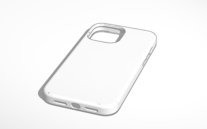 3D design iphone 13 pro max case - Tinkercad