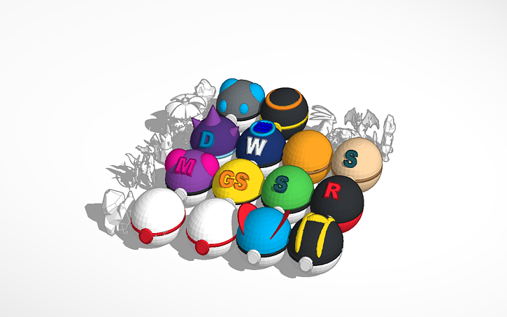 3D design pokemon | Tinkercad