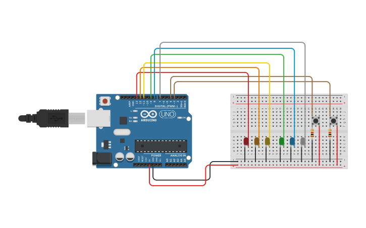 Circuit design Question 7 - Tinkercad