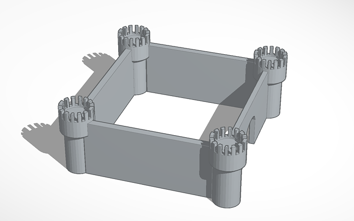 3D design Fort - Tinkercad
