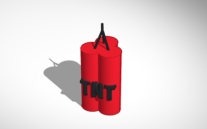 3D design TNT - Tinkercad