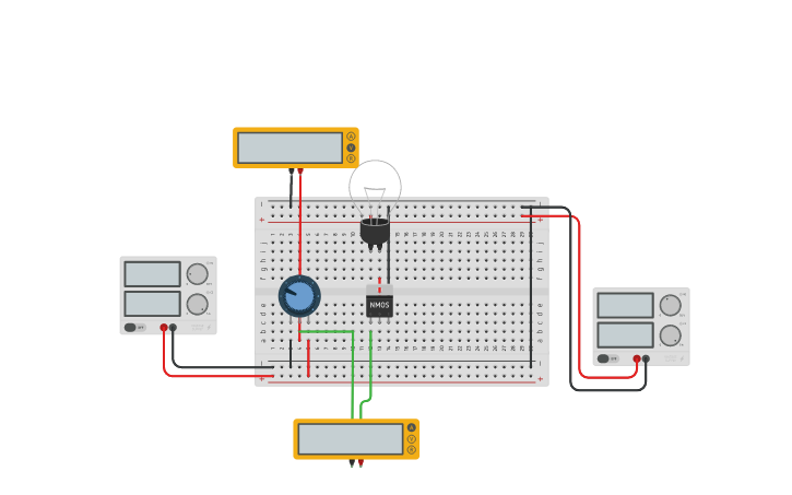 Circuit Design Mosfet Tinkercad