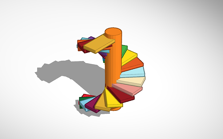 3D design stairs | Tinkercad