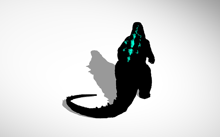 3D design Godzilla - Tinkercad