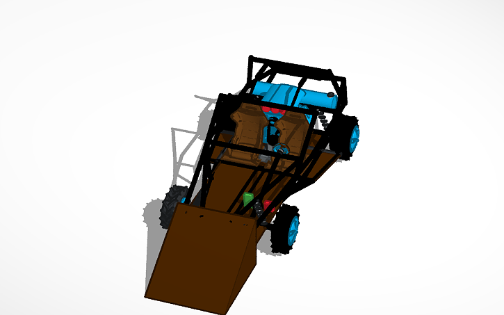 3D design fast and furious ramp buggy - Tinkercad