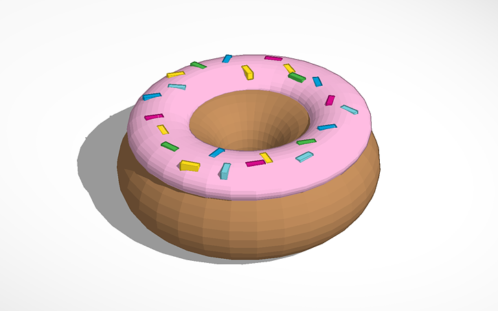 3D design Donut - Tinkercad