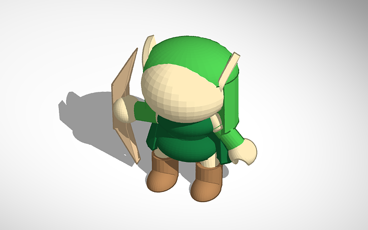 3D design Cartoon Figure - Wood Elf | Tinkercad