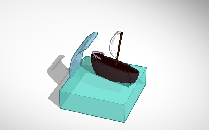 3D design bote - Tinkercad