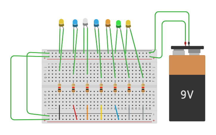 Circuit design EX.1 | Tinkercad