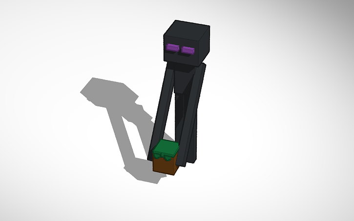 3D design minecraft enderman | Tinkercad