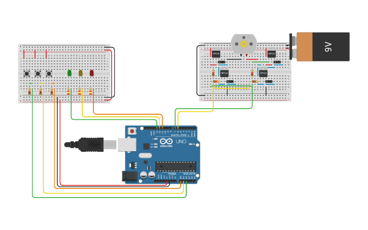 Circuit design LAB 7 - Tinkercad