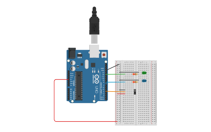 Circuit Design Задание 1 Tinkercad
