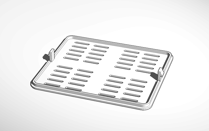 3D design Flashforge Dreamer Side Panel Vent - Tinkercad