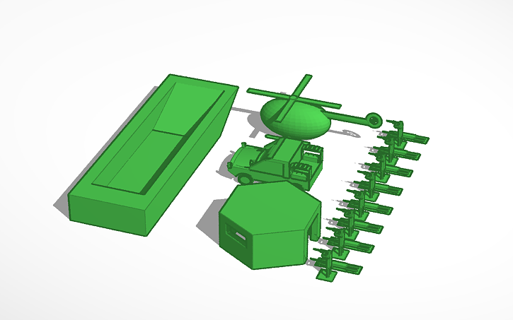 3D design Army Men | Tinkercad