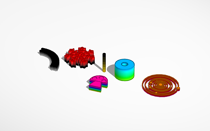 3D design Awesome Gradients 2 - Tinkercad